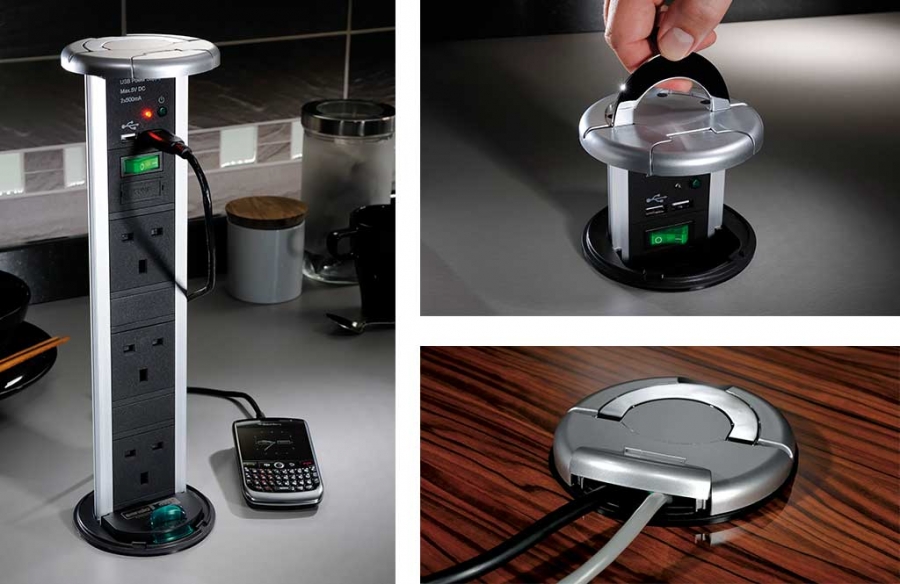 Pop Up Retractable Kitchen Sensio Pod - The Panelling Centre